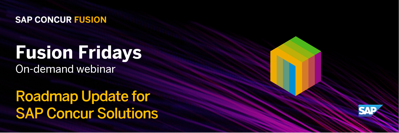 Fusion Fridays - Roadmap Update for SAP Concur Solutions - SAP Concur UK